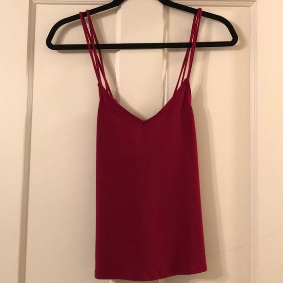 silence + noise | Tops | Urban Outfitters Red Strappy Tank Top | Poshmark
